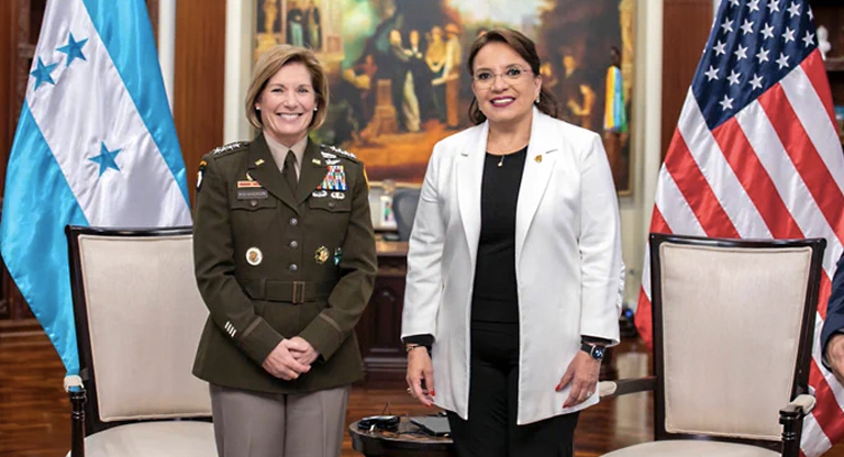 La jefa del Comando Sur de EE.UU y la presidente de Honduras se reunieron en Tegucigalpa – La ...